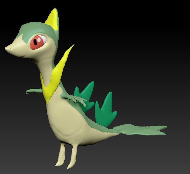 Archivo 3D gratis Servine Pokèmon Fan Made Toy 🎲 ・Plan de impresión en ...