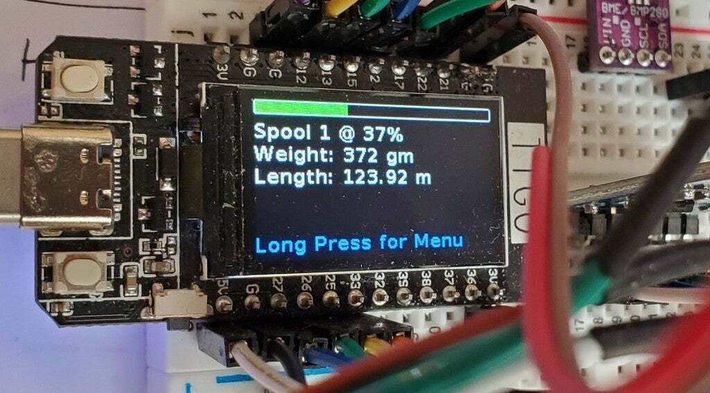 🪢 Filament Weight Scale and Remaining Filament Length・Free STL File for ...