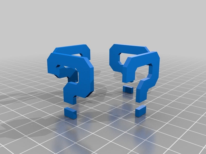 Free STL file Multi Material / Multi Color Question Block Nintendo ...
