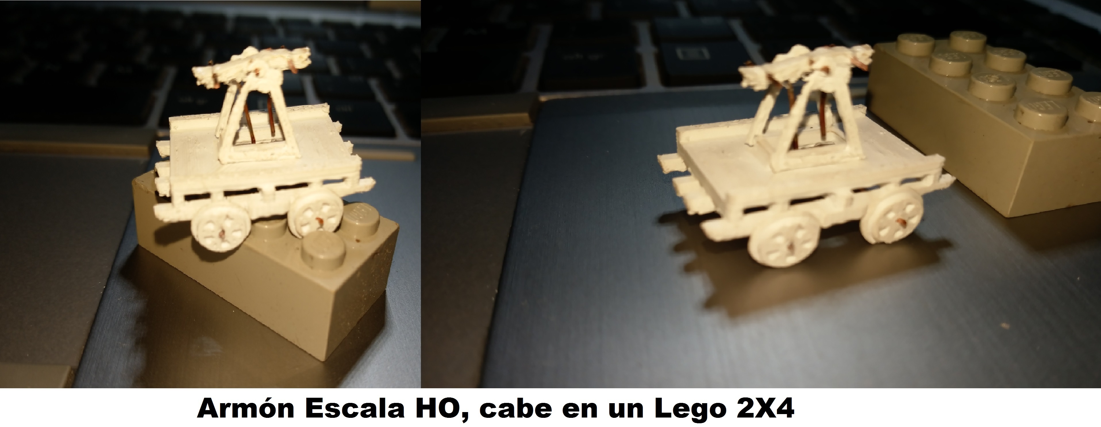 3D print HO Scale Hand Pump Car • made with Anet A4・Cults