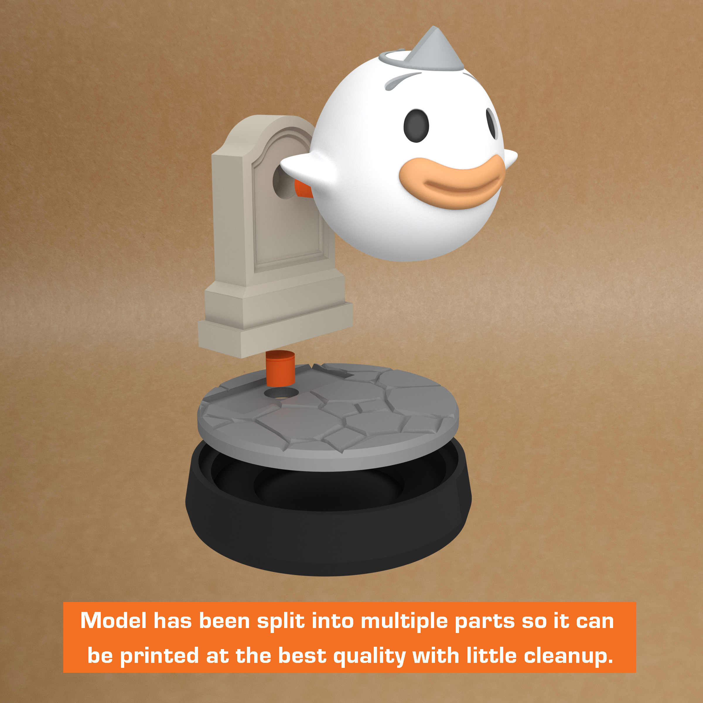 STL file Animal Crossing Wisp 3D Model - Amiibo Scale - 3d Printable ...