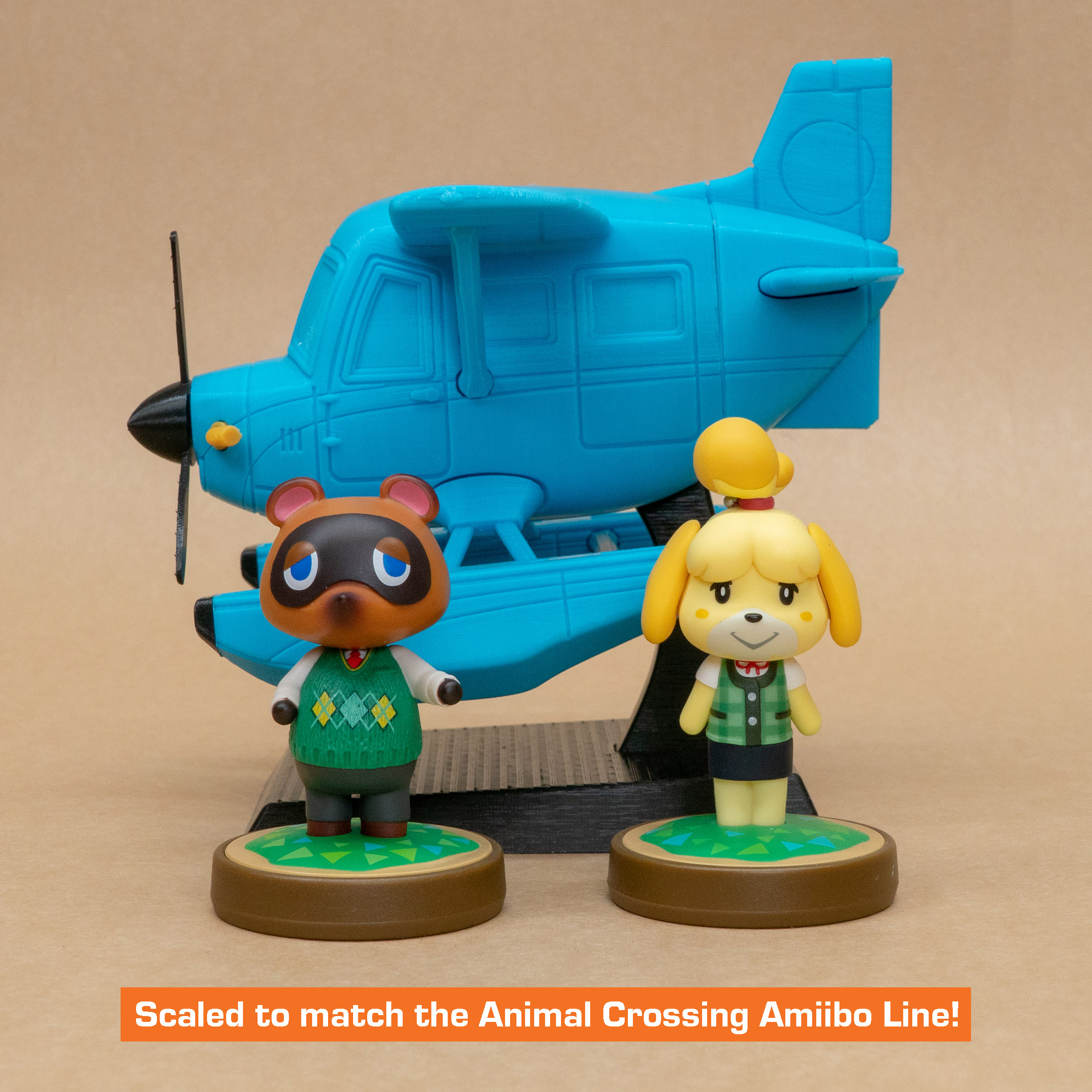 STL file ACNH DAL Plane - Scaled to Animal Crossing Amiibo - New ...