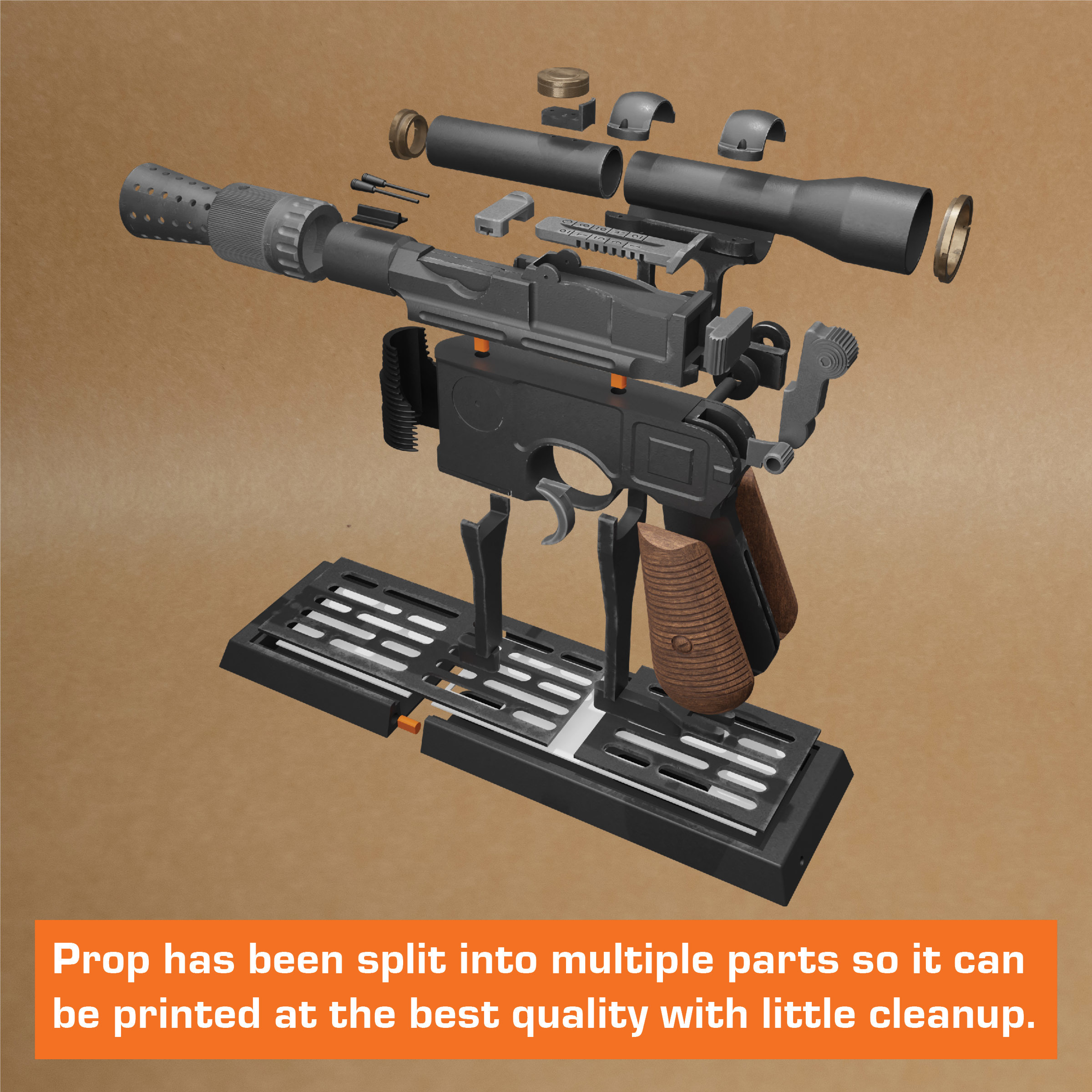 Han solo blaster conversion kit store