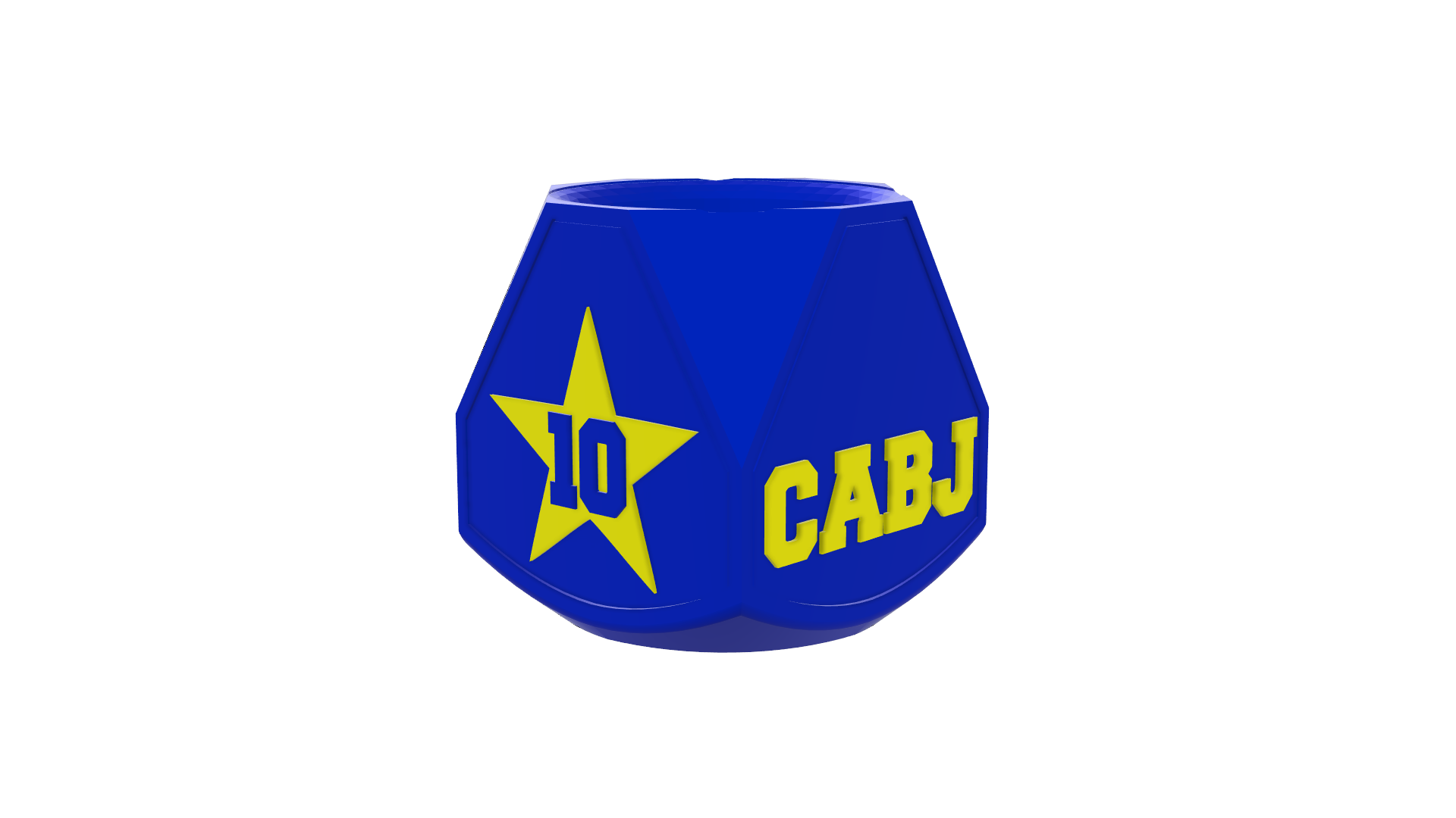 🧉 Mate Boca Juniors Argentina・Archivo STL para ・Cults