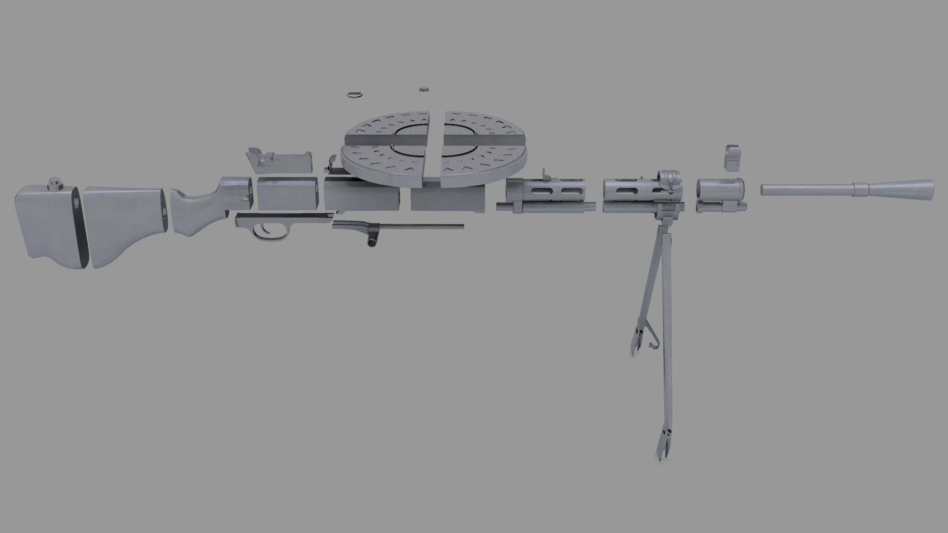 🌈 Rainbow Six Siege - Tachanka DP-28 Machine Gun・ 3D File for ・Cults