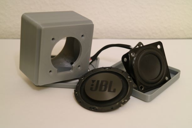 🔉 Mini-JBL-Box+PassivWoofer・Free STL File for ・Cults