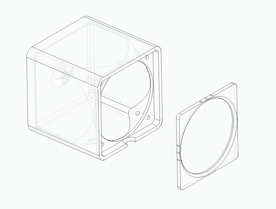 Free STL file MiniBox for 2"(50mm) Minispeaker 🔉 ・3D printable model to ...