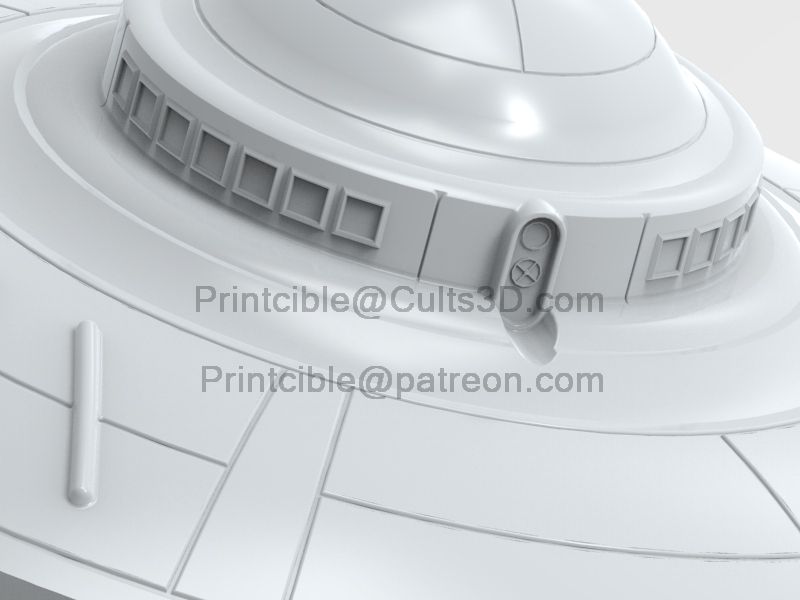 Archivo STL Haunebu 1 📱・Modelo imprimible en 3D para descargar・Cults