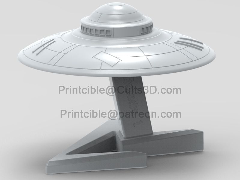 Archivo STL Haunebu 1 📱・Modelo imprimible en 3D para descargar・Cults