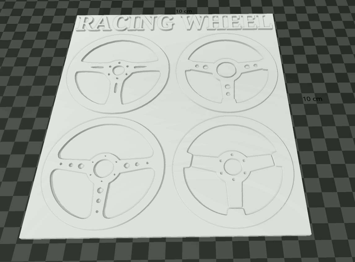 🛞 RACING WHEEL・Free STL File for ・Cults