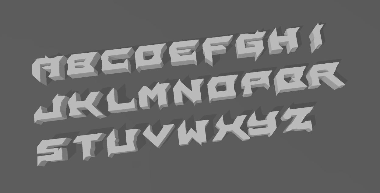 Free STL file CLIP LETTERS 👽 ・Model to download and 3D print・Cults