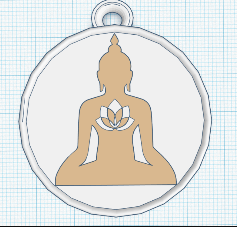 Free STL file BUDDHA KEY RING -MEDITATION X2 🔑 ・3D print design to ...