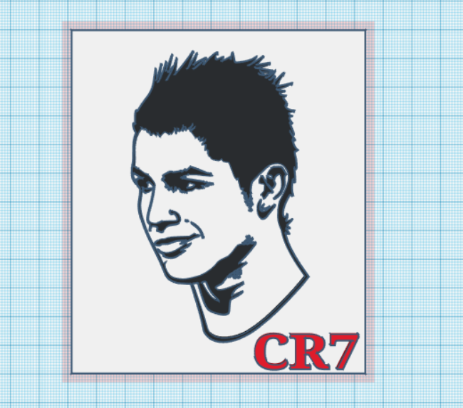 Archivo STL gratuito CRISTIANO CR7 CUADRO 3D 👽 ・Idea de impresión 3D ...