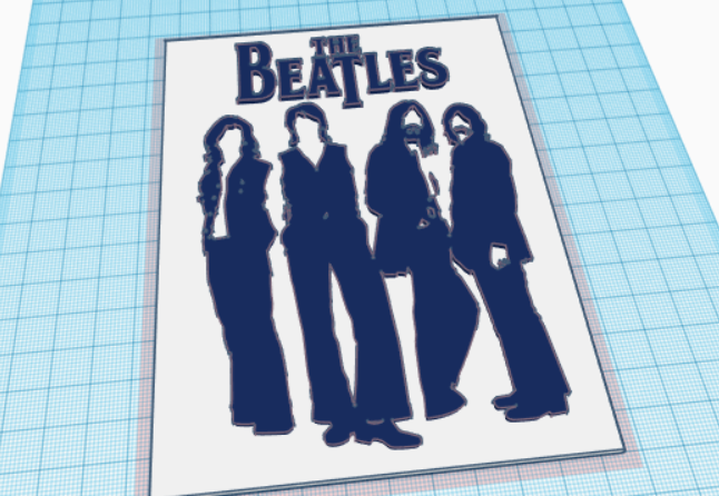 Free STL file BEATLES 3D PICTURE FRAME 🖼️・3D printable object to ...