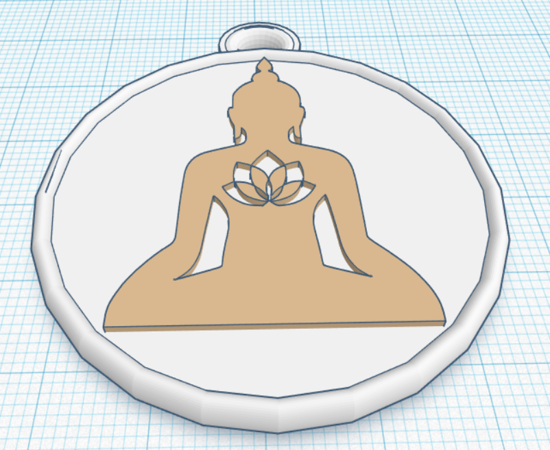 Free STL file BUDDHA KEY RING -MEDITATION X2 🔑 ・3D print design to ...