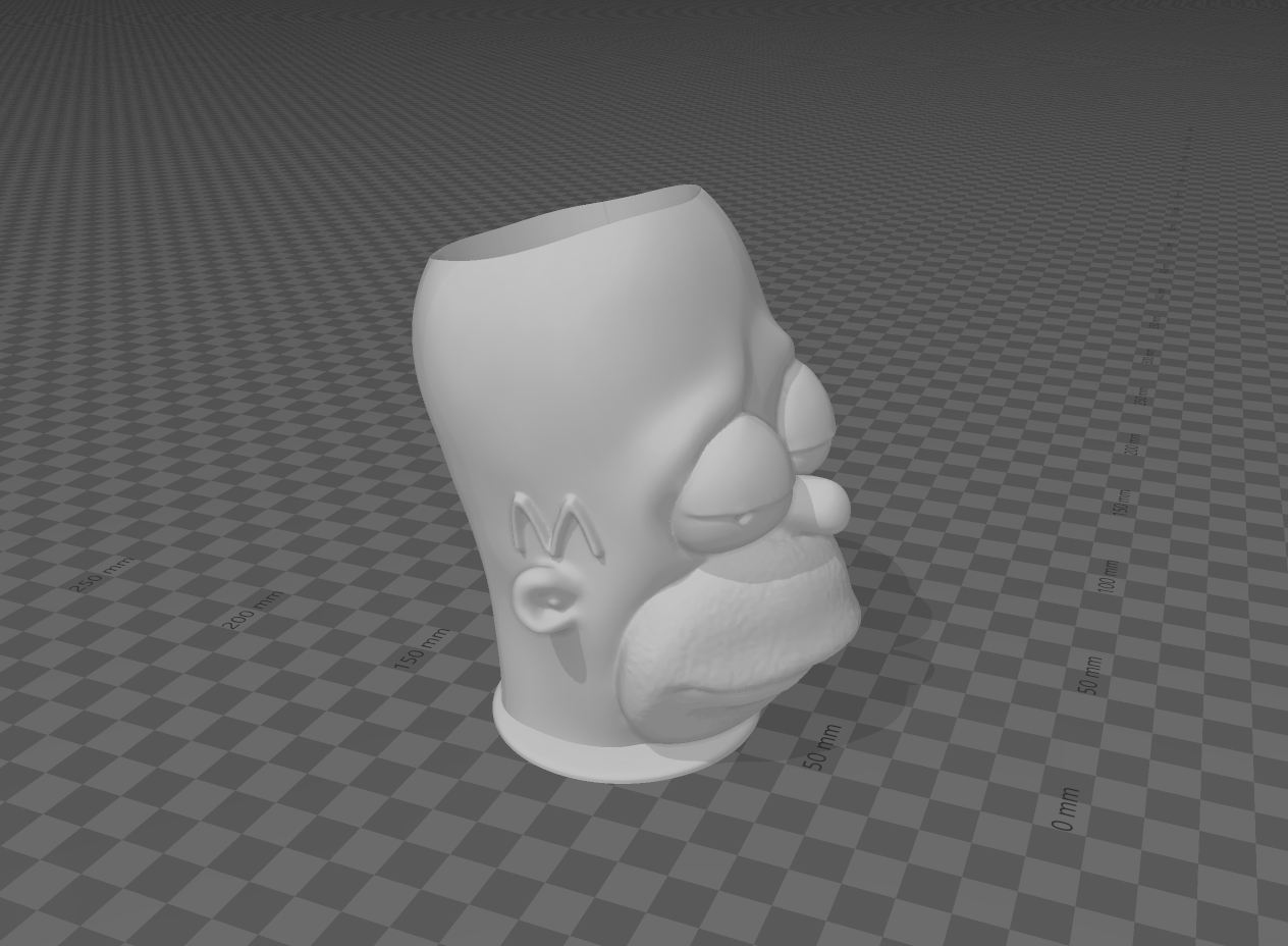 Archivo STL gratis HOMERO MATE CON BASE 🧉・Diseño de impresora 3D para ...