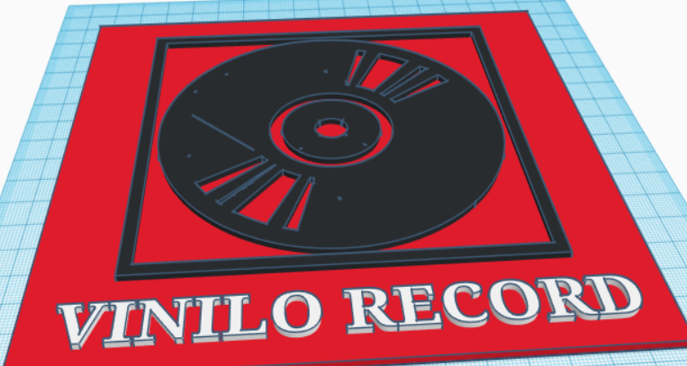 Free STL file VINYL RECORD TABLE 3D ⏺️ ・3D printing template to ...