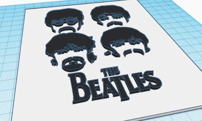 Free STL file BEATLES 3D FRAME 🖼️ ・3D printing design to download・Cults