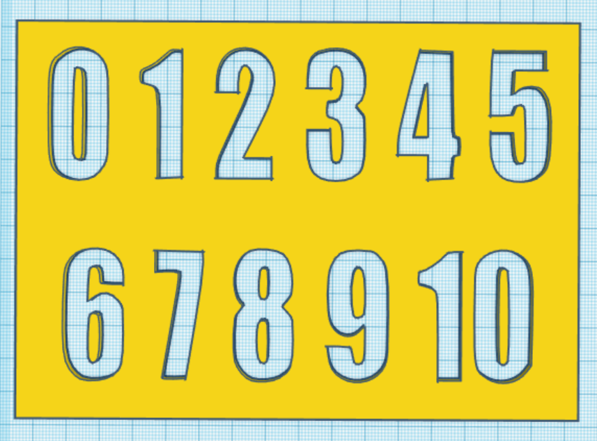 Free STL file DRAW NUMBERS 🔢・3D printable model to download・Cults