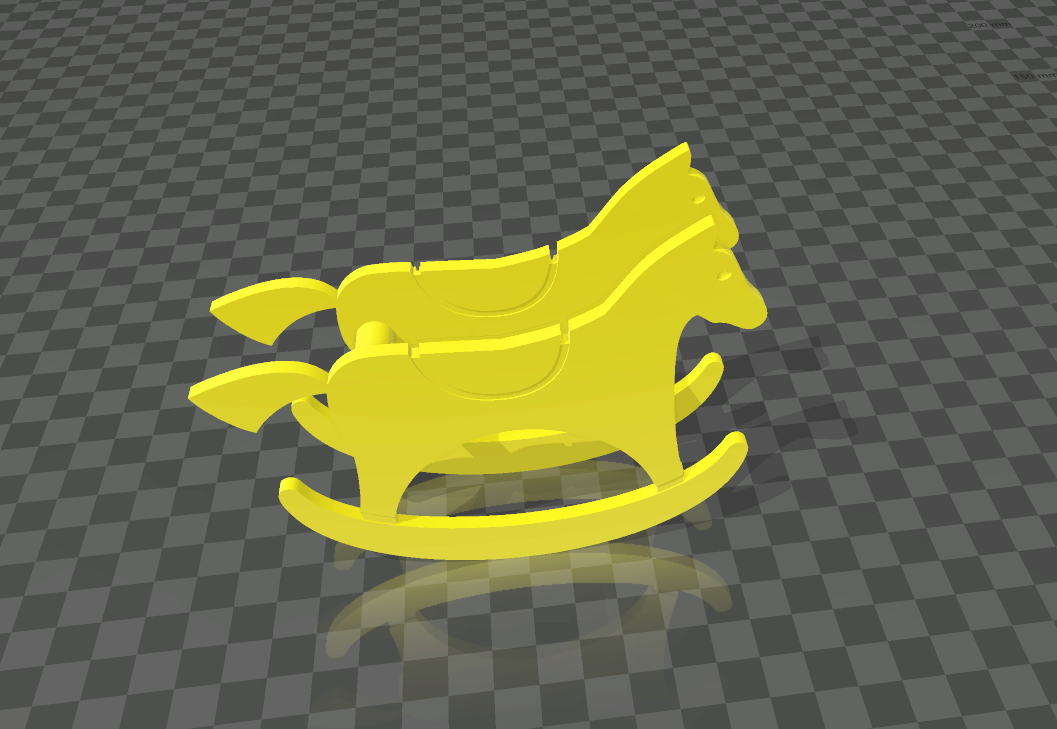 Free STL file ROCKING HORSE 🐎 ・3D print design to download・Cults