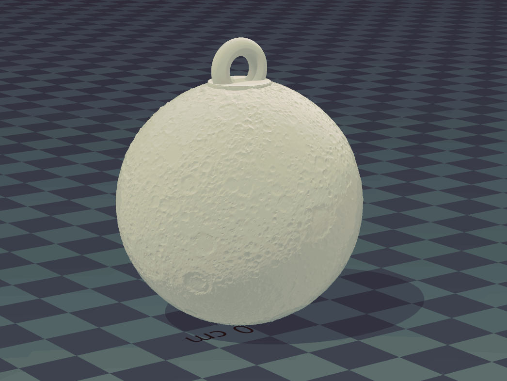 🌙 MOON KEY RING-MOON KEY RING・Free STL File for ・Cults