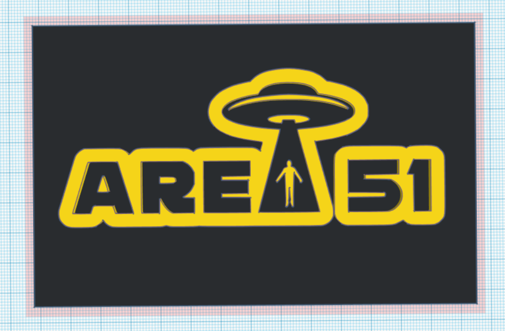 👽 AREA 51 TABLE 3D・Free STL File for ・Cults