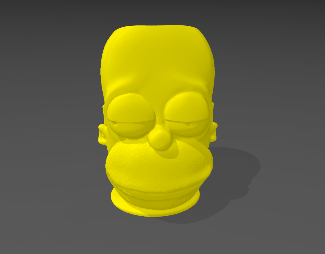Archivo STL gratis HOMERO MATE CON BASE 🧉・Diseño de impresora 3D para ...