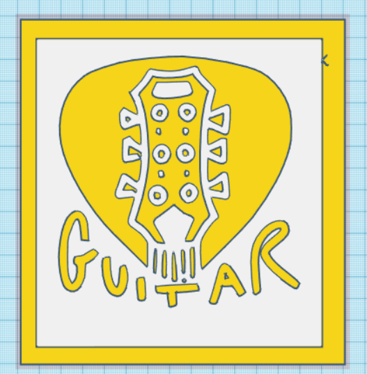 Free STL file 3D FRAME GUITAR 🖼️ ・Template to download and 3D print・Cults