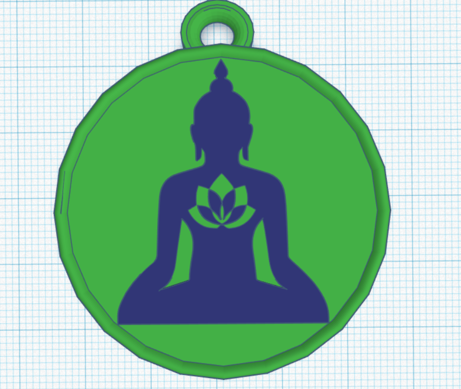 Free STL file BUDDHA KEY RING -MEDITATION X2 🔑 ・3D print design to ...