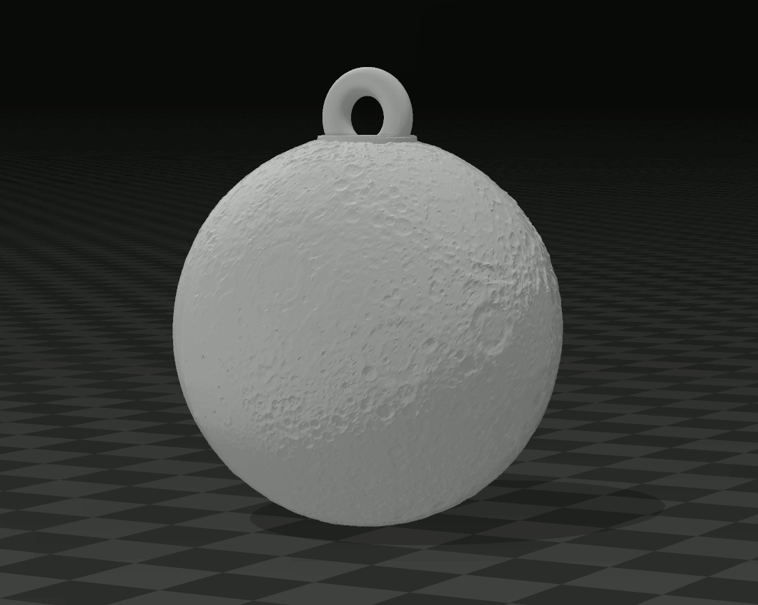 🌙 MOON KEY RING-MOON KEY RING・Free STL File for ・Cults