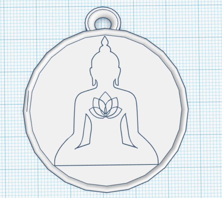 Free STL file BUDDHA KEY RING -MEDITATION X2 🔑 ・3D print design to ...
