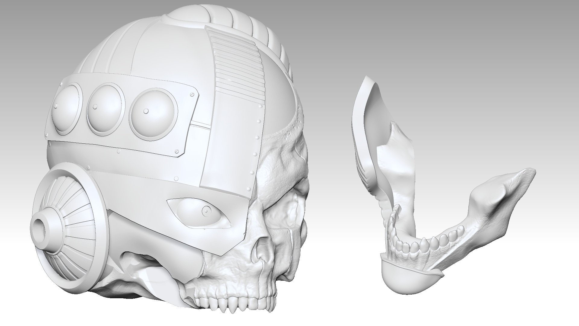 STL file SKULL METAL FRIEZA - SKULL FREEZER 💀 ・Template to download and ...