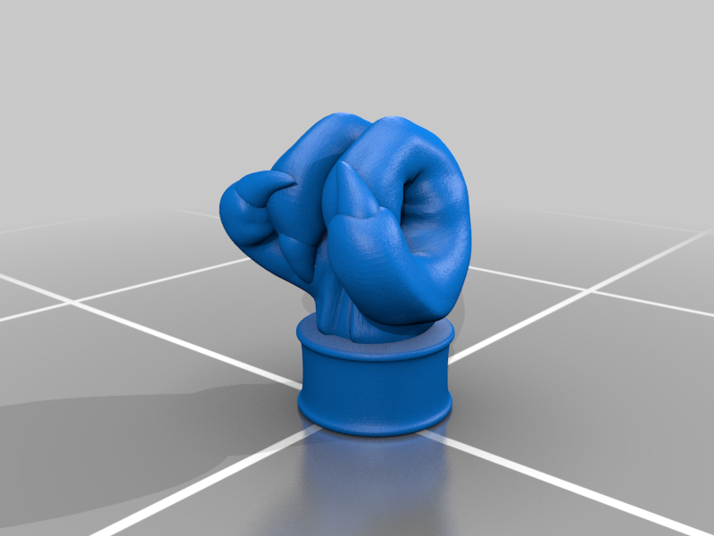 🐔 Kombat and Kommand, Cannibal Chicken hand poses・Free STL File for ・Cults