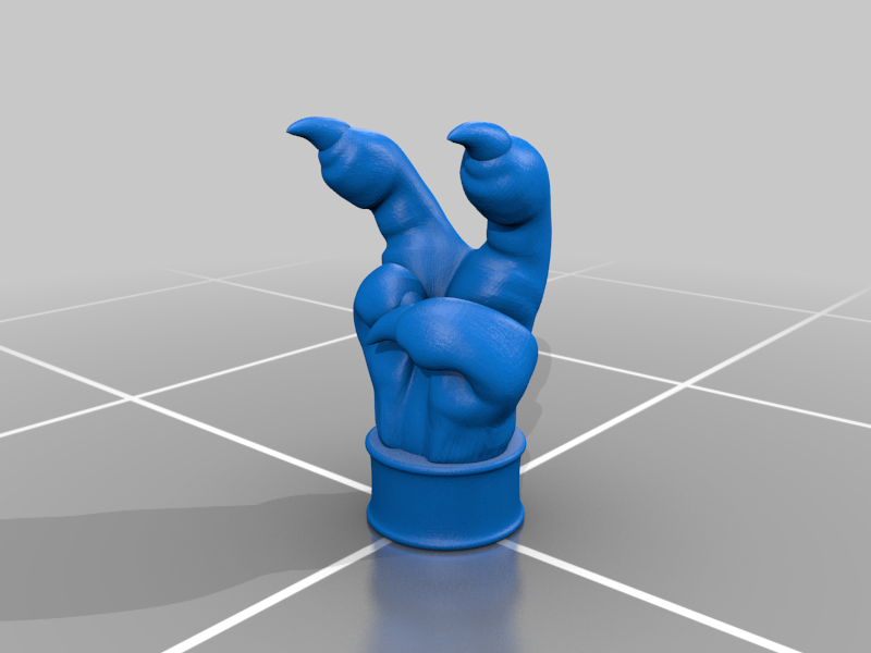 🐔 Kombat and Kommand, Cannibal Chicken hand poses・Free STL File for ・Cults