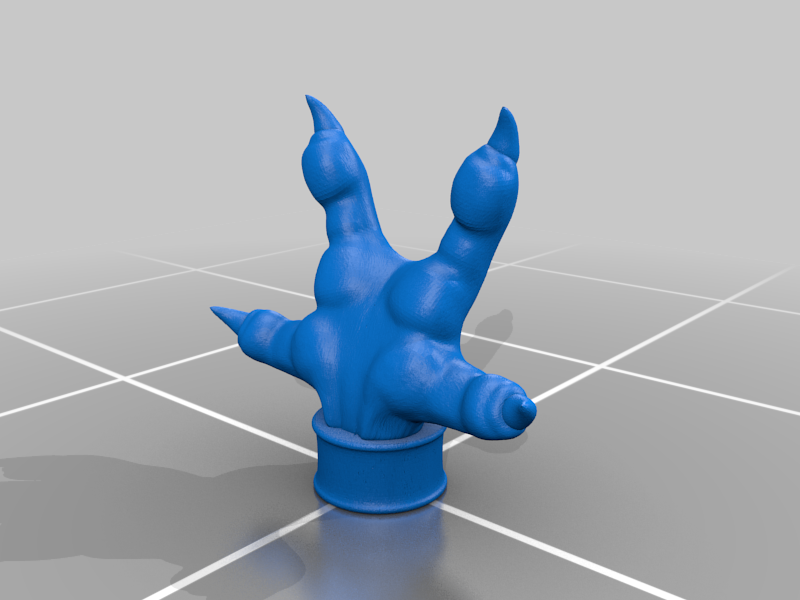 🐔 Kombat and Kommand, Cannibal Chicken hand poses・Free STL File for ・Cults
