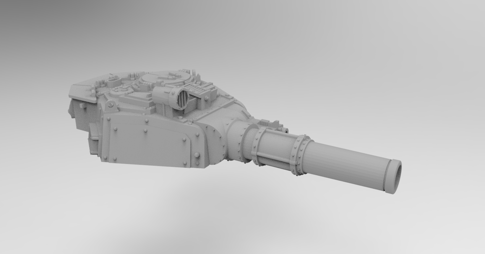 🪖 Interstellar Army Tank Turret Add-On - Ryza Pattern Battlecannon・Free ...