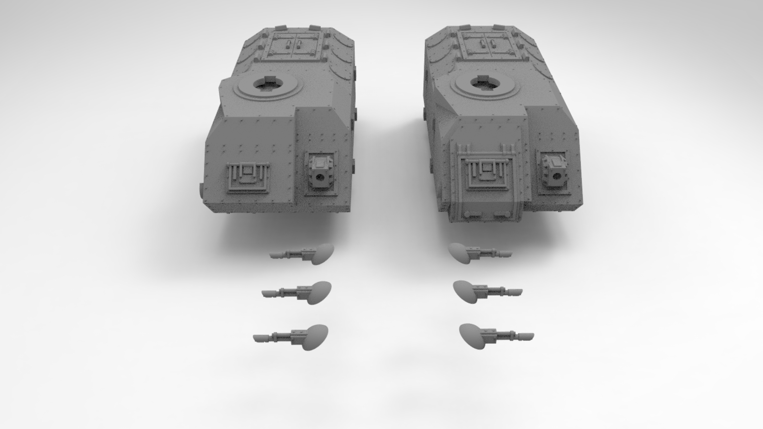 🪖 Interstellar Army Infantry Fighting Vehicle Middles・Free STL File for ...