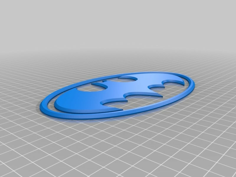 🎨 Batman Emblem dual color・Free STL File for ・Cults