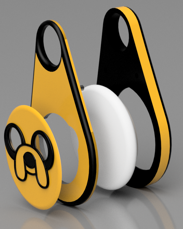 Archivo STL gratis Maletín Jake Airtag 📱 ・Modelo de impresión 3D para ...