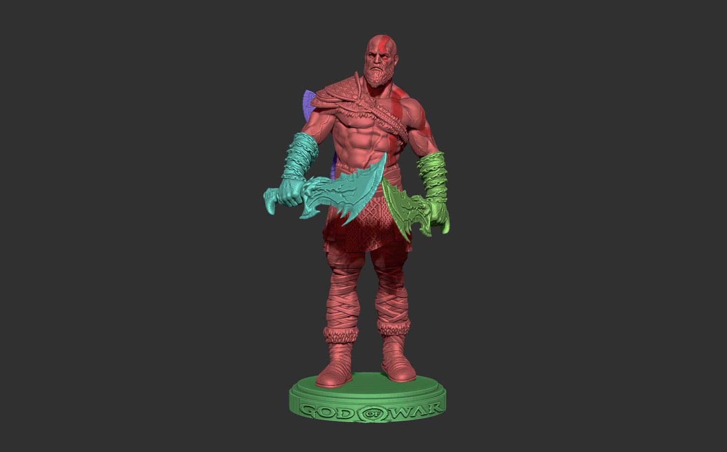 🎮 god of war・ STL File for 3D printing・Cults
