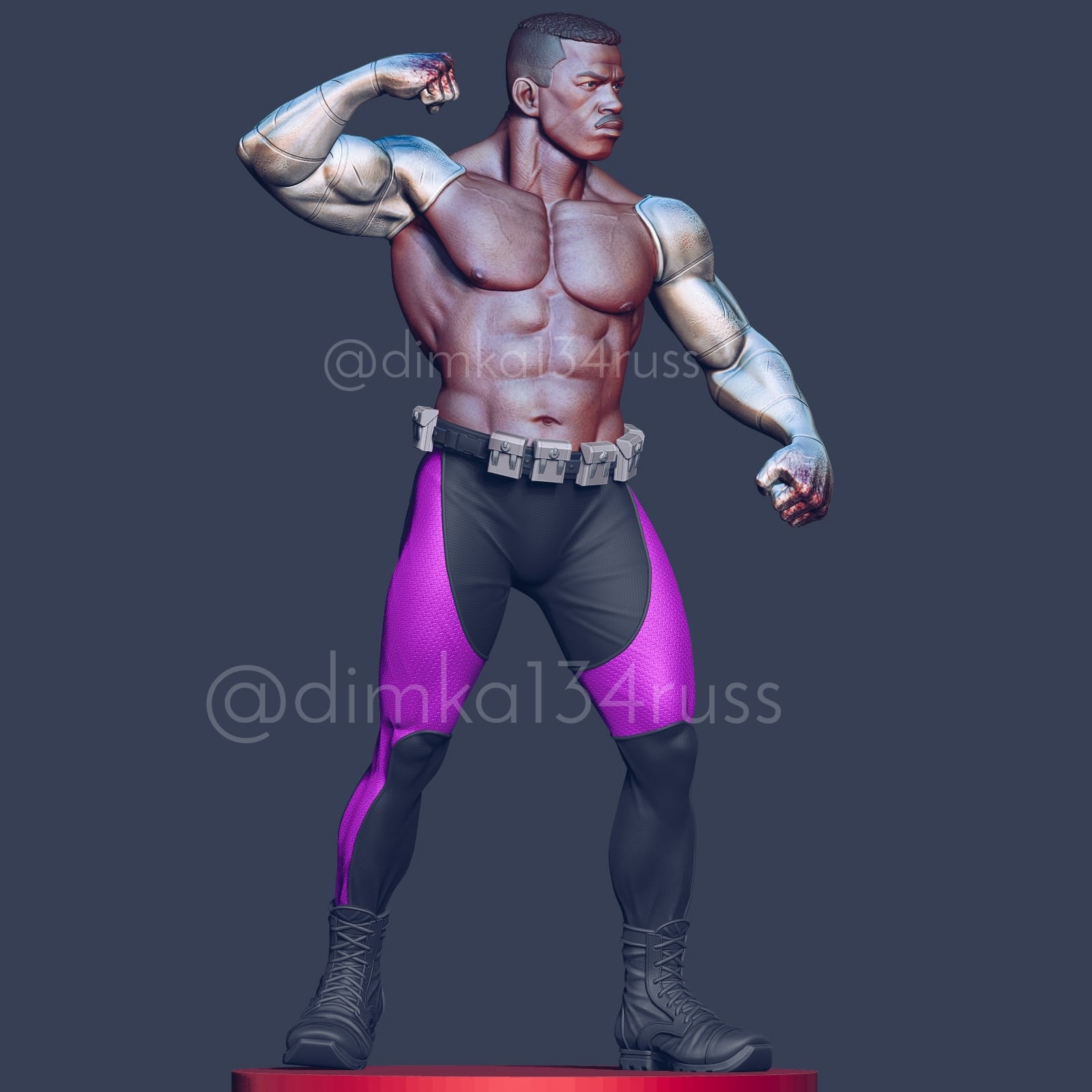 Archivo 3D mortal kombat jax 🕹・Modelo de impresión 3D para descargar・Cults