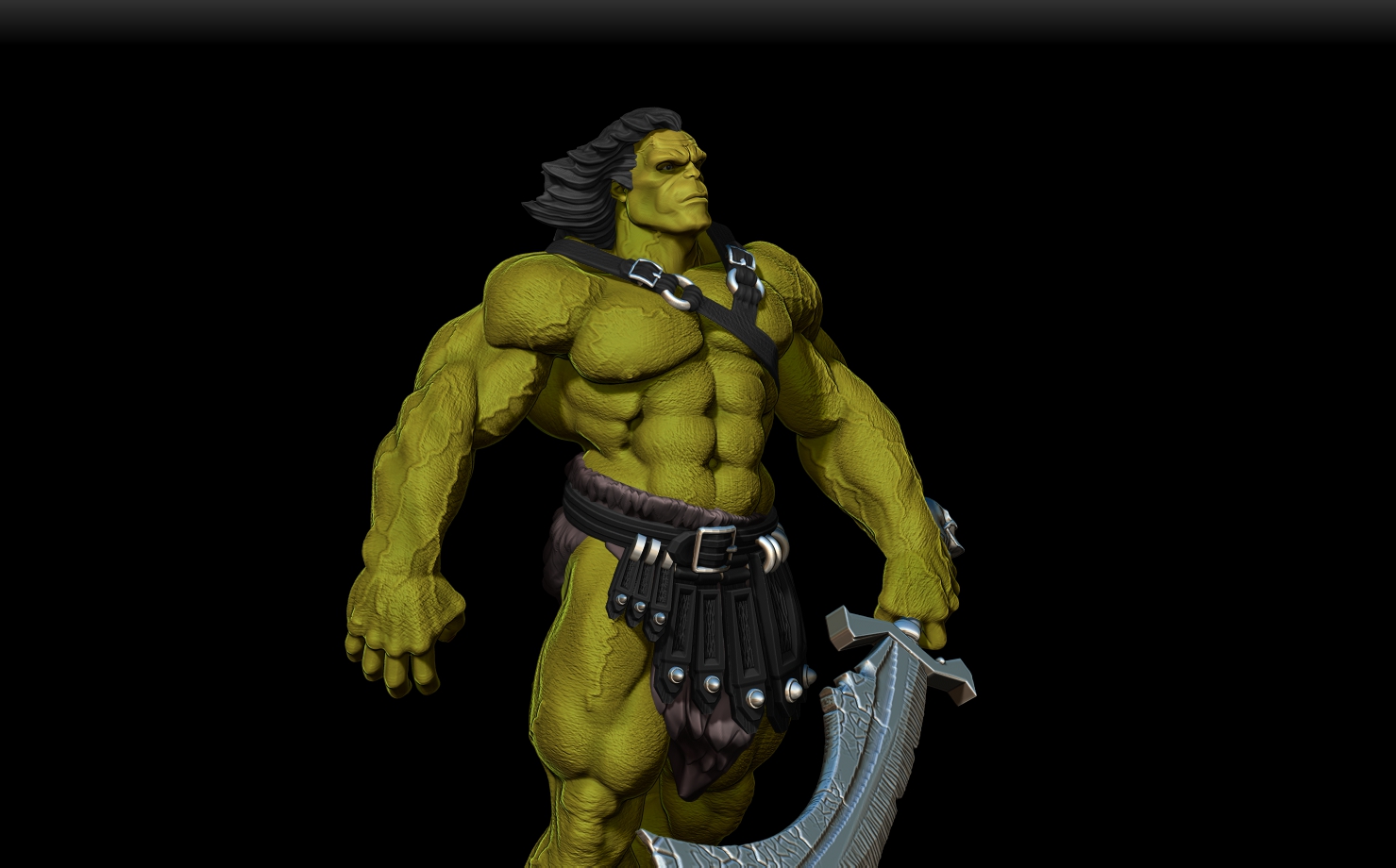 🦸‍♂️ hulk skaar・ OBJ File for ・Cults