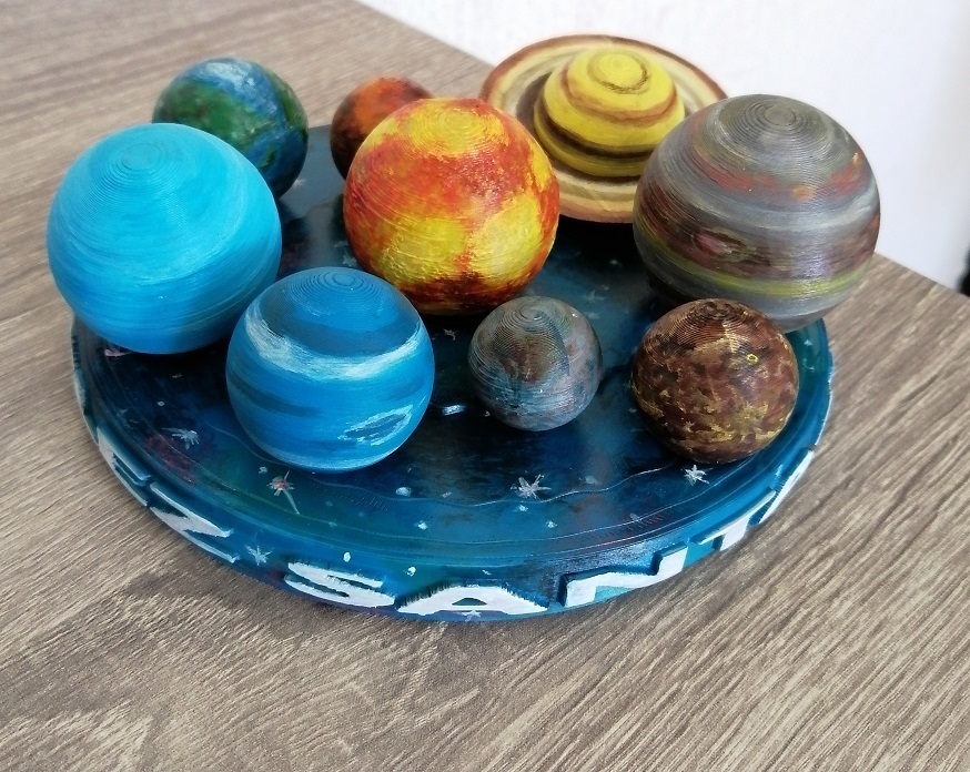 ☀️ SOLAR SYSTEM・ STL File for ・Cults