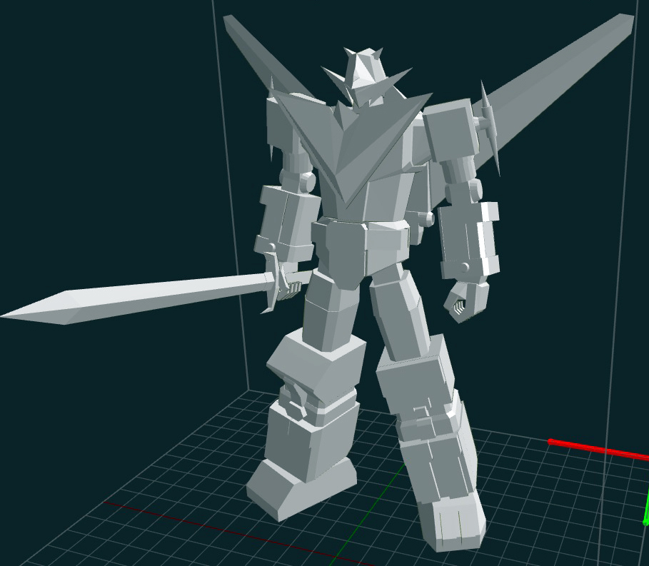 3D printed god sigma kit montaggio 宇宙大帝ゴッドシグマ Uchū Taitei Goddo Shiguma ...