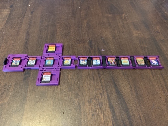 3D printable 12 in 1 Storage cube for Nintendo Switch game cartridges ...
