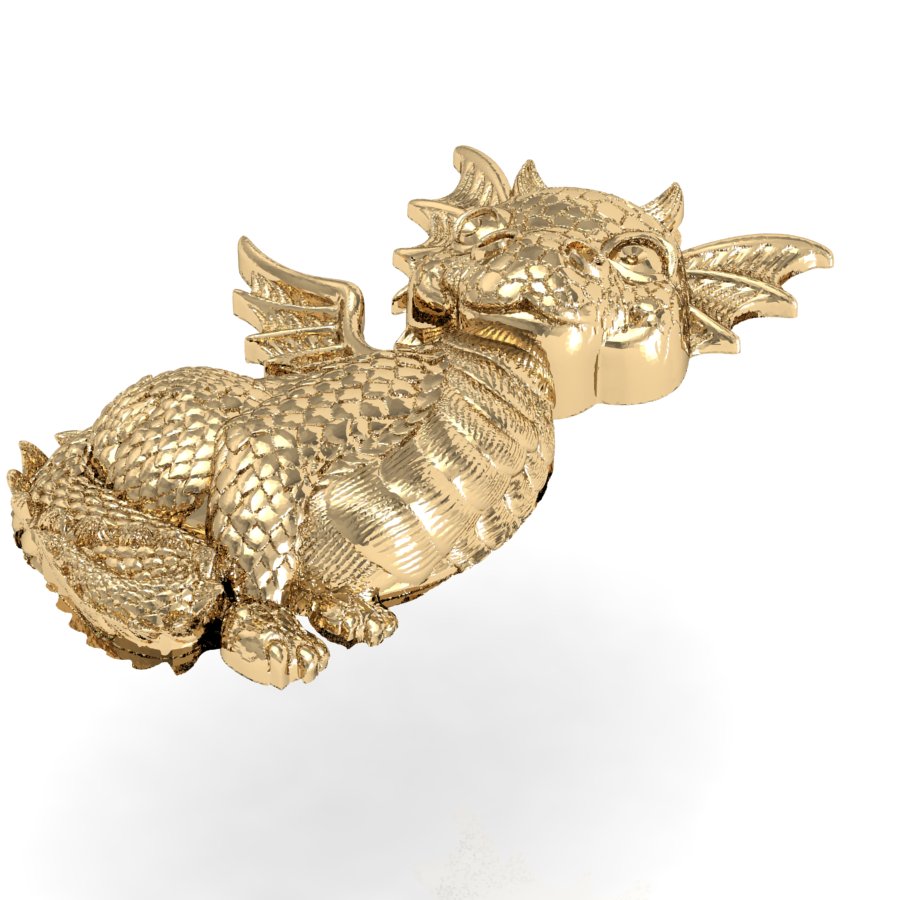 STL file little dragon 🐉 (OBJ)・Design to download and 3D print・Cults