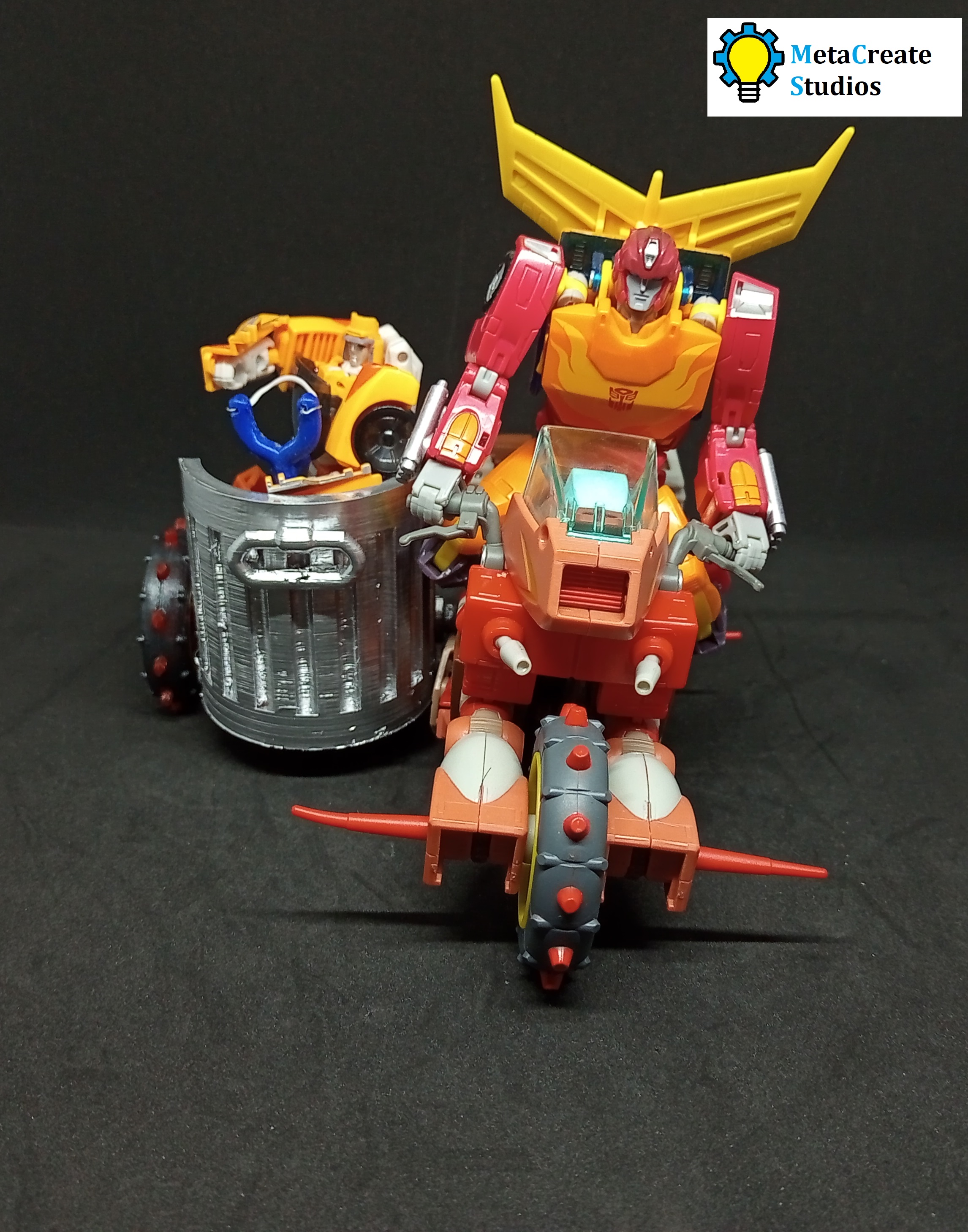 🤖 Transformers TrashSideCar for Wreck-Gar SS86・ 3D File for ・Cults