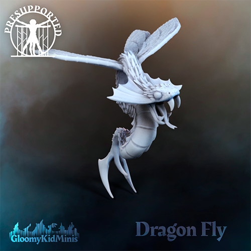 🐉 Dragon Fly・Free STL File for ・Cults