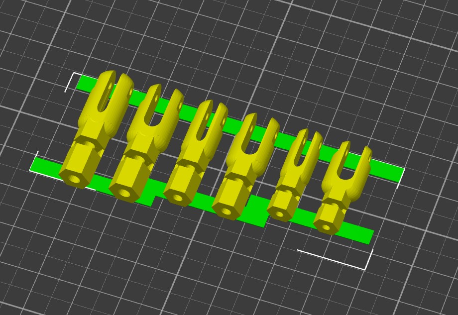 🚁 3D printable clevis M2 / M2.5 / M3 for RC planes・ STL File for ・Cults