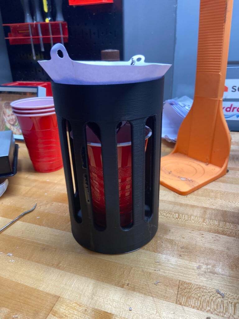 3D printed Paint filter support for SLA printers・Cults